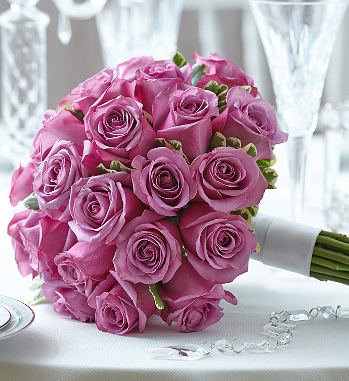 Purple Elegance Rose Bouquet | 1800Flowers.com-103790