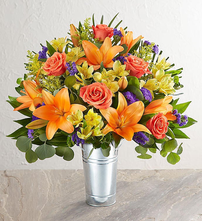 Wild Beauty Cheerful Bouquet | 1800flowers.com