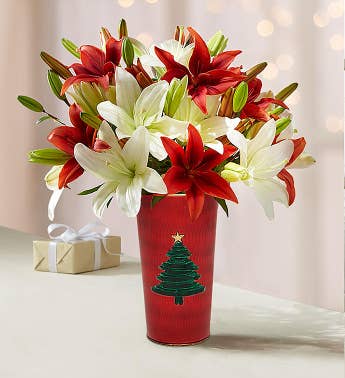 Christmas Flowers: Christmas Floral Arrangement Delivery | 1800Flowers